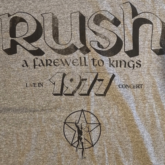 Rush | Shirts | New Rush A Farewell To Kings Live 77 Tee Official Sro ...